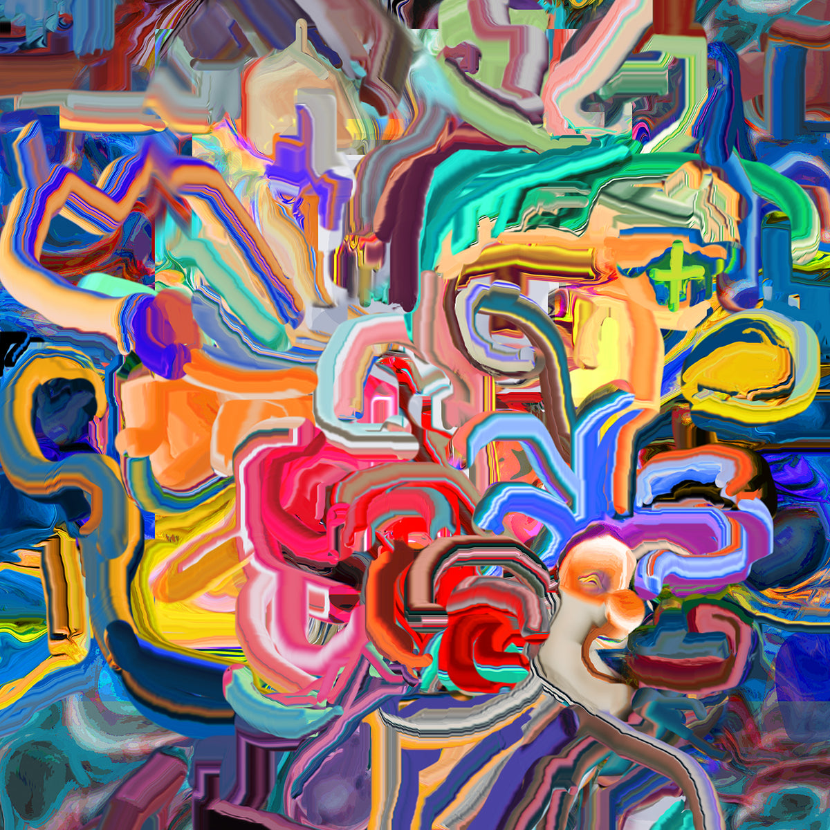 Clown Surround 2018 Fine Art Print – Art by Deeling