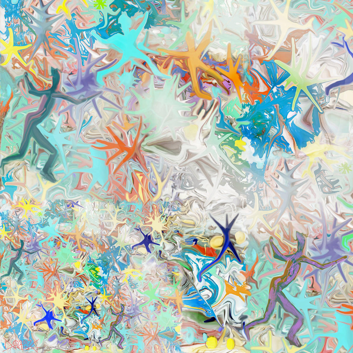 Run With It 2017 Fine Art Print – Art by Deeling