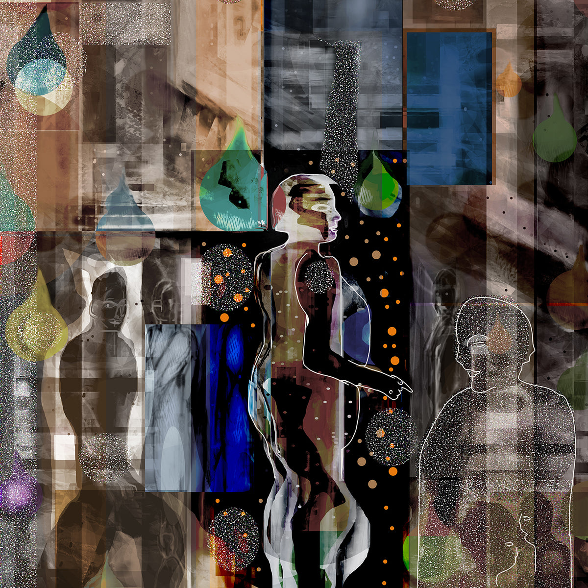 Sad Statue (Wasn't Me) Fine Art Print – Art by Deeling