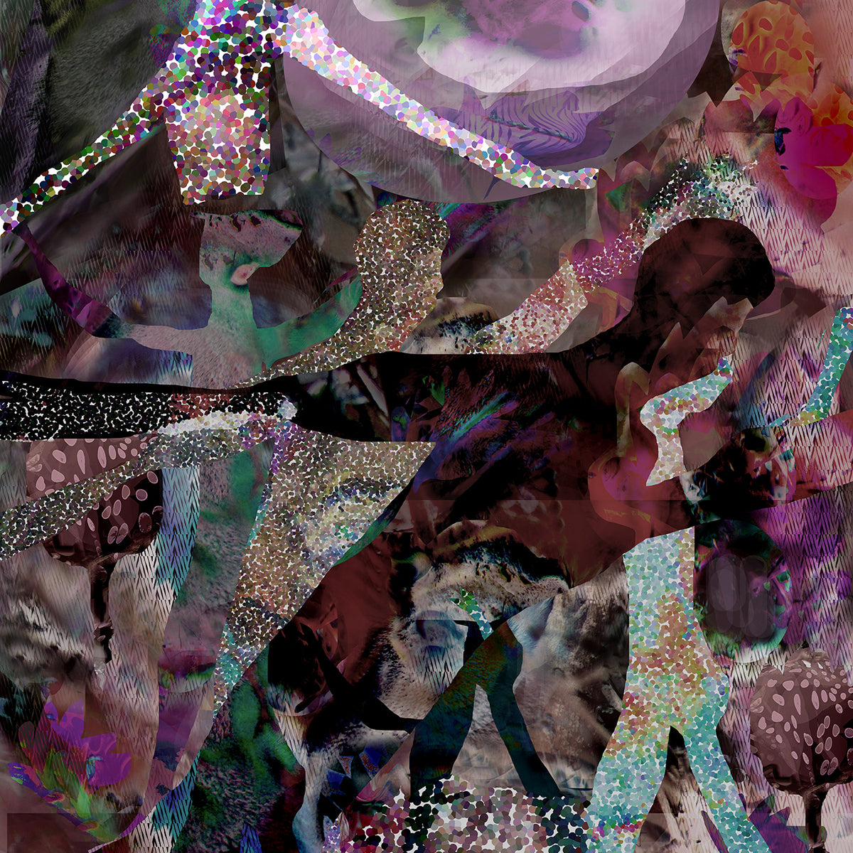 Maximalist Impressionist Watercolor Print – Art by Deeling