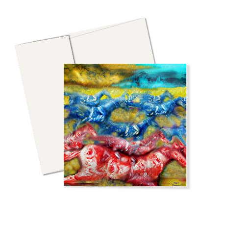 Red Yellow Blue 2017 Fine Art Print – Art by Deeling